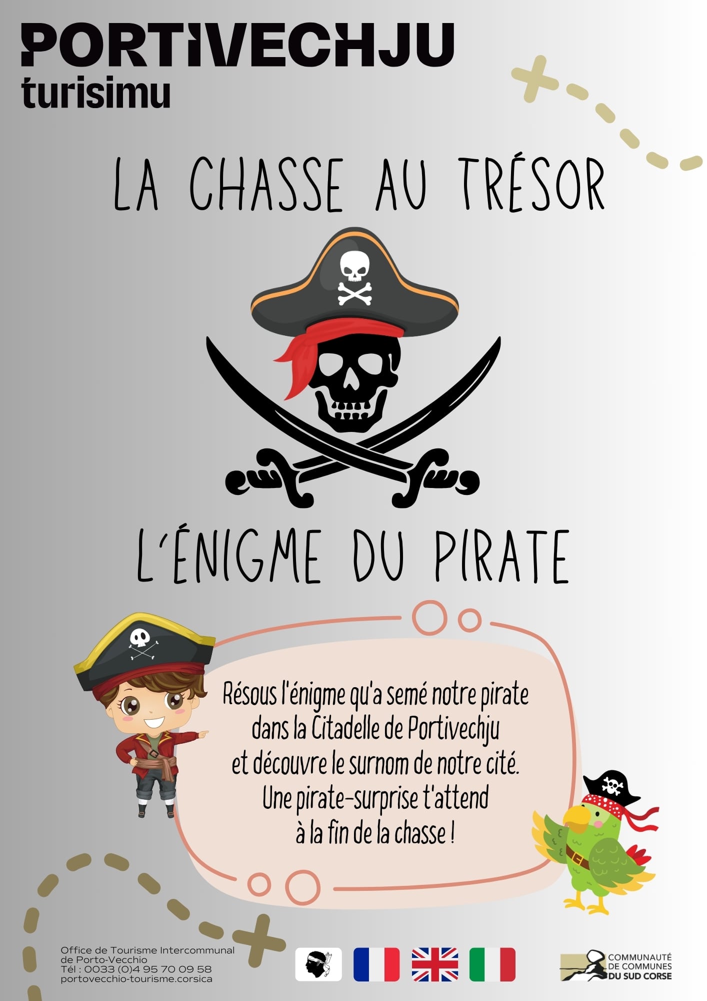 Chasse au trésor : l’énigme du Pirate – Office de Tourisme de Porto Vecchio